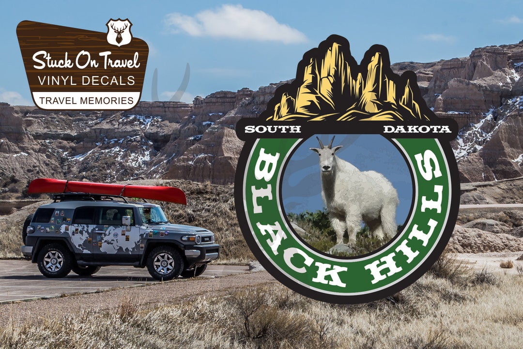 Black Hills Decal / 2 1/2" Sticker / Mountain / Goat / South Dakota ...
