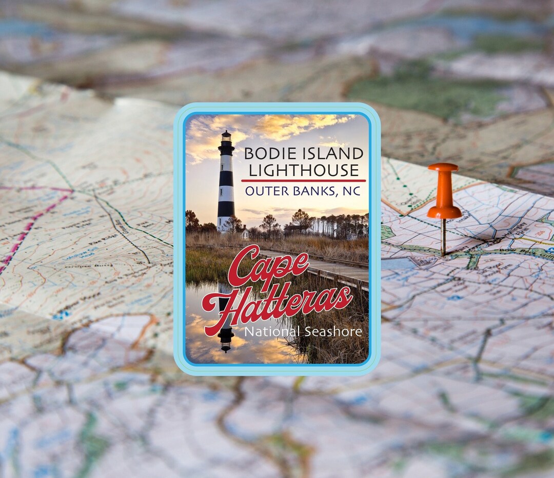 Cape Hatteras National Seashore Decal / 2.5" Sticker / Bodie Lighthouse ...