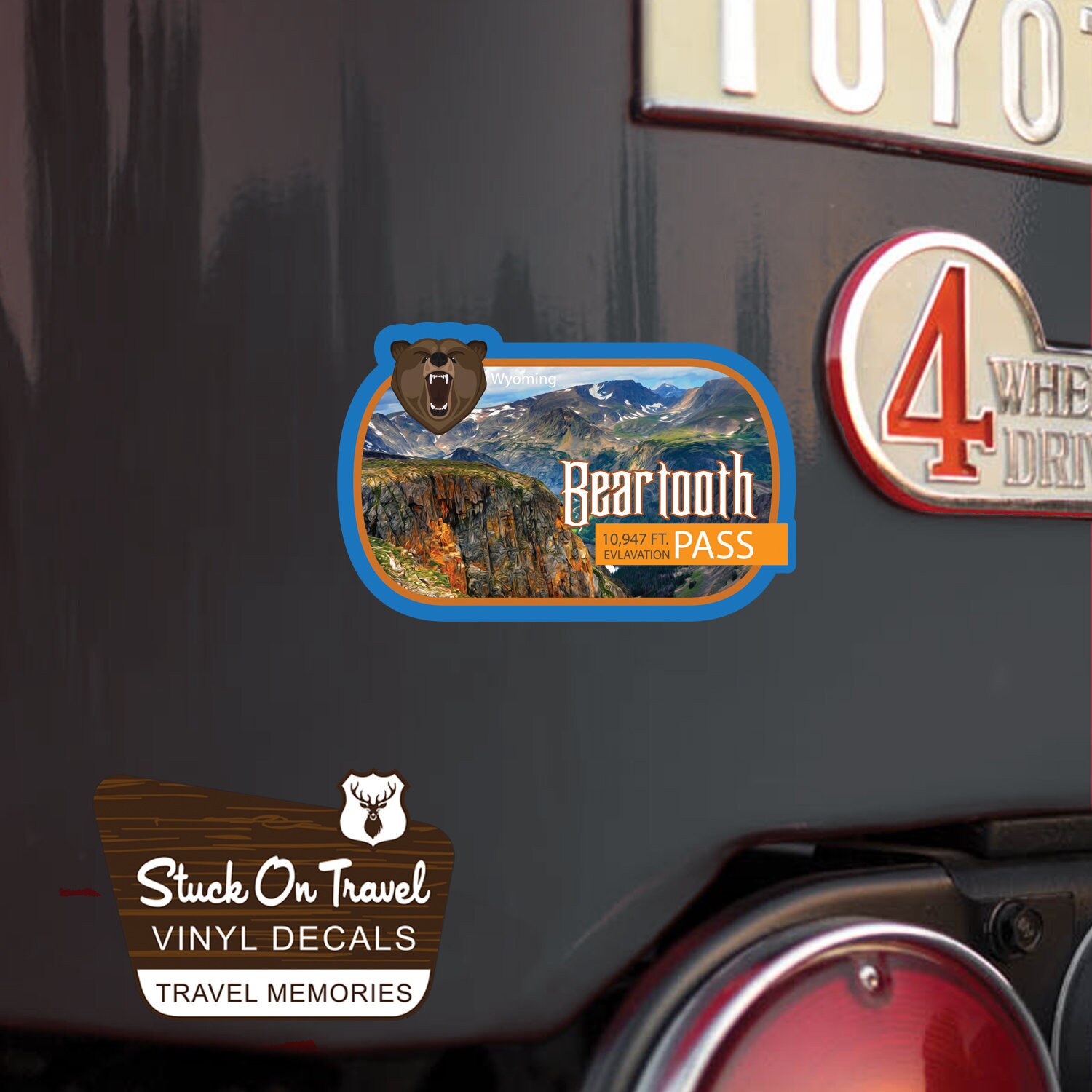 Beartooth Pass Aufkleber / 45 Sticker / Beartooth HWY / | Etsy