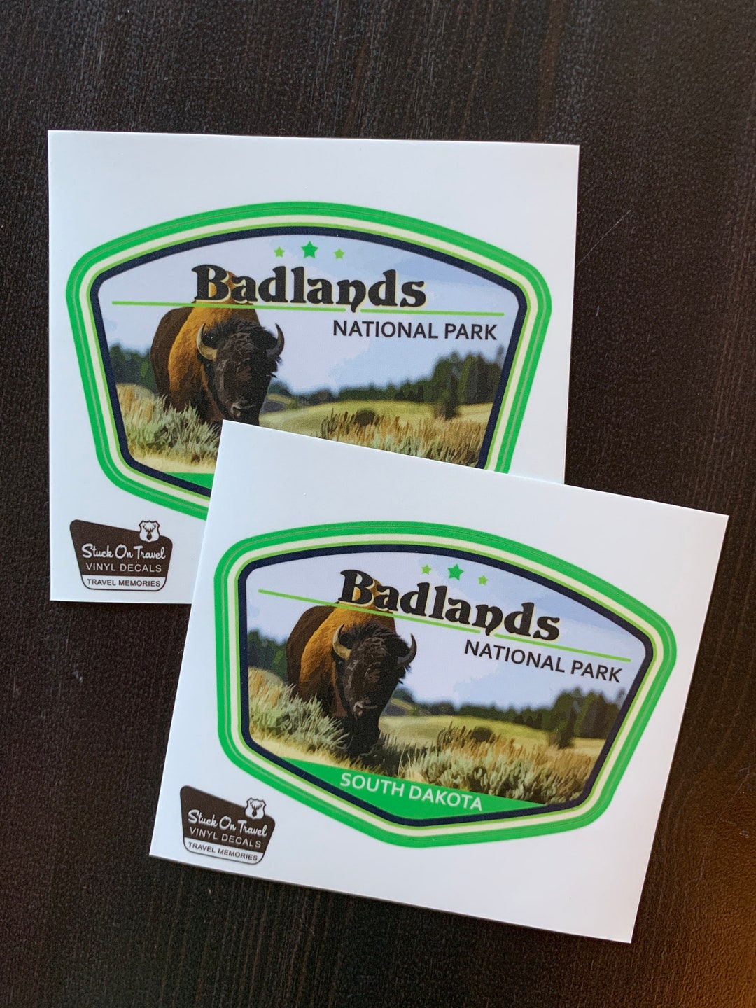 Badlands National Park Decal / 2.5" Sticker / Bison / Buffalo / South ...