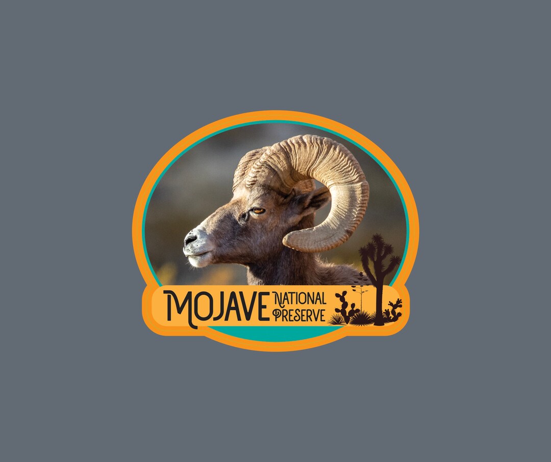 Mojave National Preserve Decal / 3.5" Sticker / California / Bighorn ...