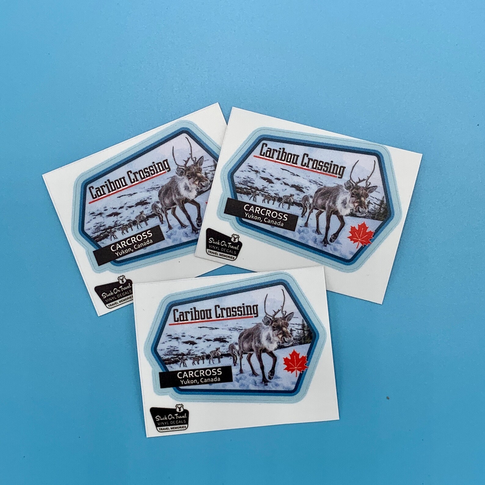 Caribou Crossing Decal / 2.5" Sticker / Carcross / Canada / Yukon ...
