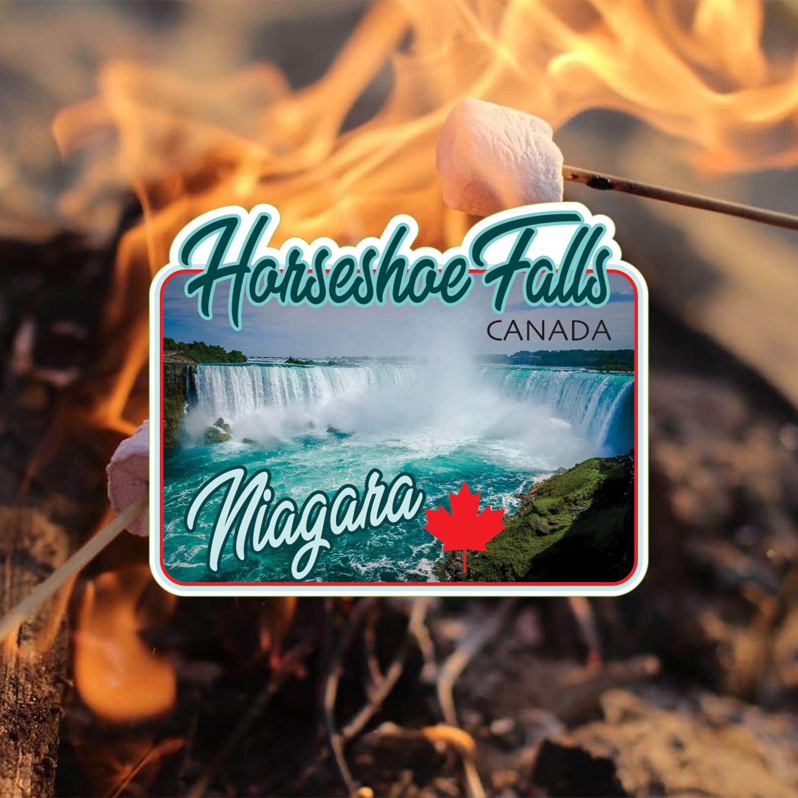 Niagara Falls Decal / 2.5" Sticker / Horseshoe Falls / Niagara ...