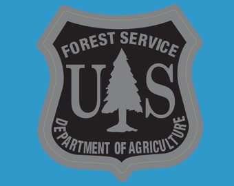Us Forest Service Decal - Etsy