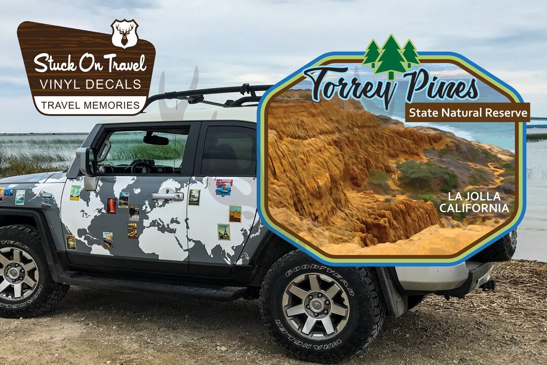 Torrey Pines State Natural Reserve Decal / 3.5" Sticker / California ...