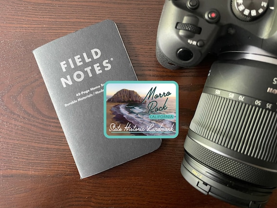 Morro Rock Decal / 3.5 Sticker / Morro Bay / California - Etsy