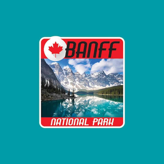 Banff National Park Decal / 2.5 Sticker / Alberta / - Etsy