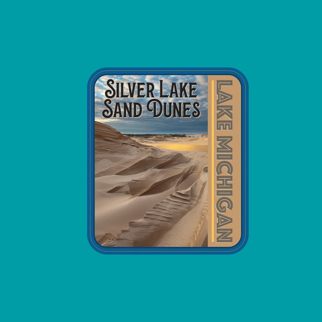 Silver Lakes Sand Dunes Decal / 2.5" Sticker / Lake Michigan / Great ...