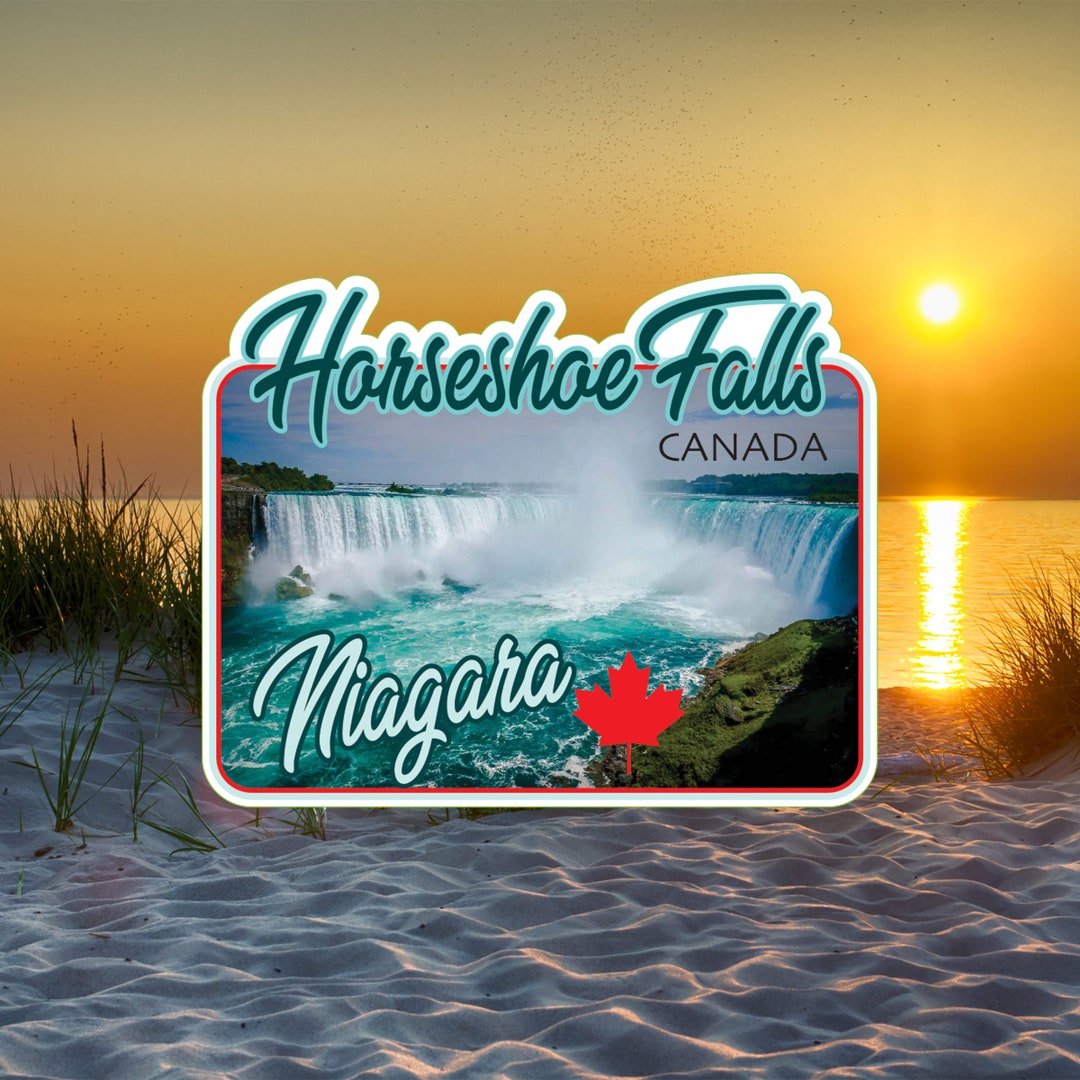 Niagara Falls Decal / 3.5" Sticker / Horseshoe Falls / Niagara ...