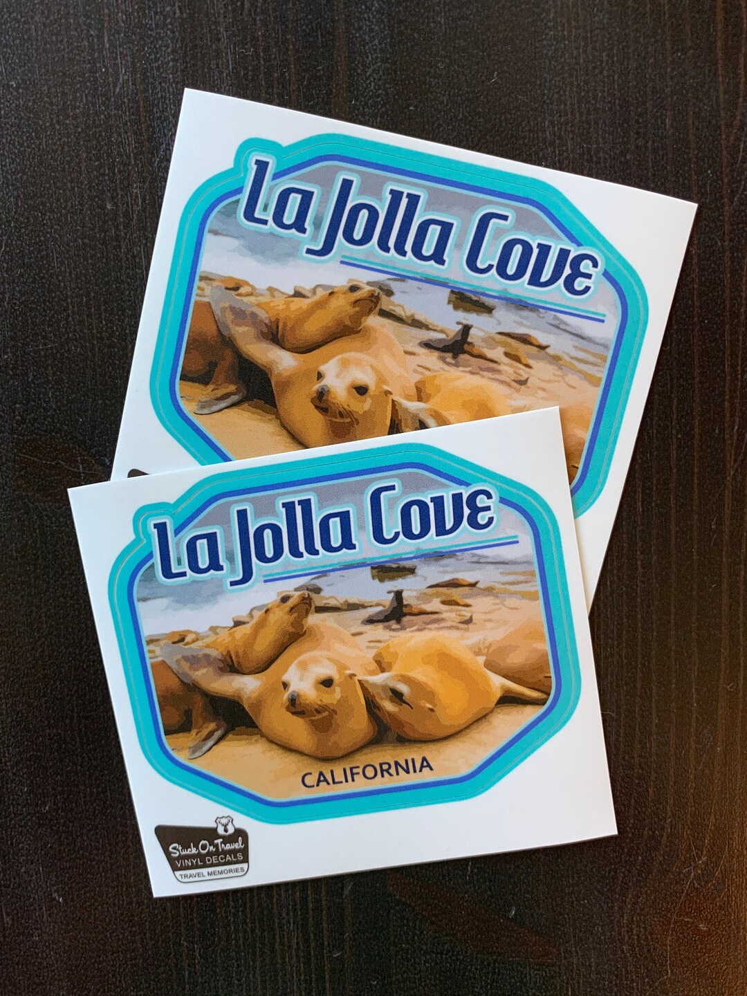 La Jolla Cove Decal / 2.5" Sticker / Seals / California / Seal Lions ...