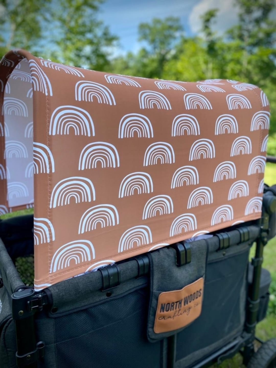 UPF50+ Rainbow Rust Made-to-order Full Canopy - Wonderfold, Rainbow ...