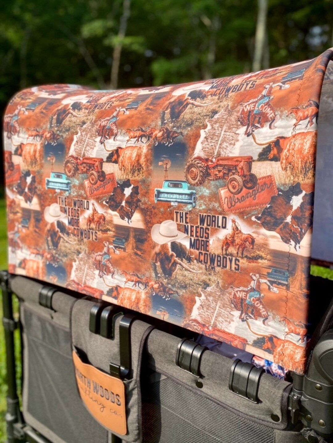 UPF50+ Cowboys Made-to-order Full Canopy - Wonderfold, Rainbow Baby ...