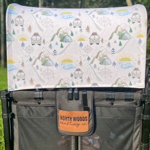 UPF50+ Adventure Bus Made-to-order Full Canopy - Wonderfold, Rainbow ...