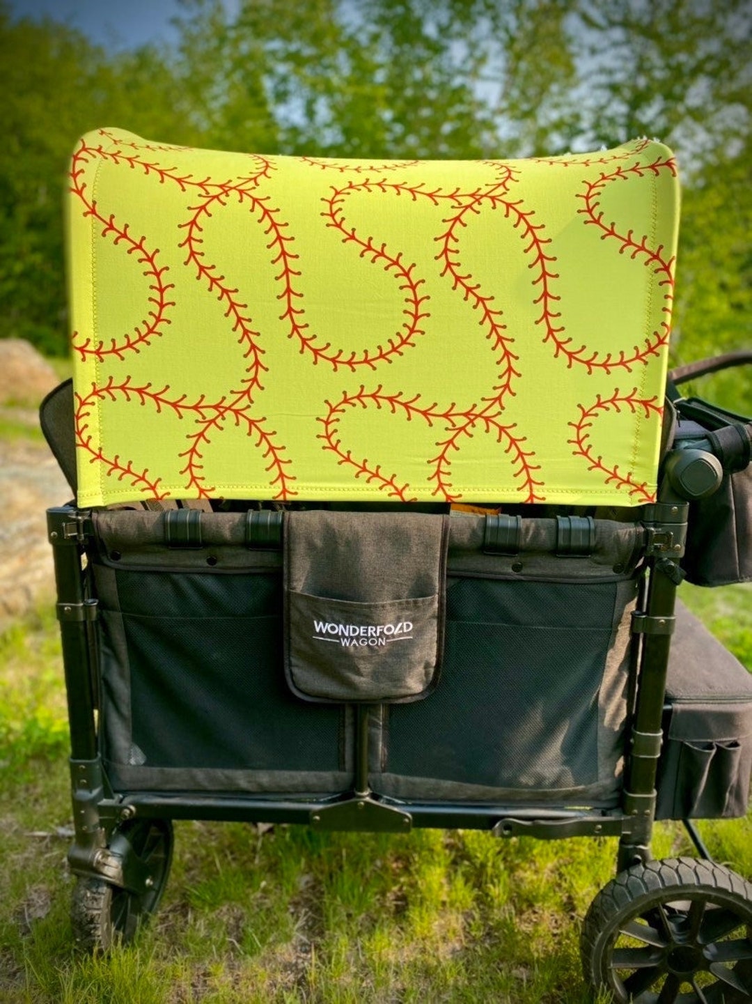 UPF50 Softball Seams Made-to-order Full Canopy Wonderfold, Rainbow Baby ...