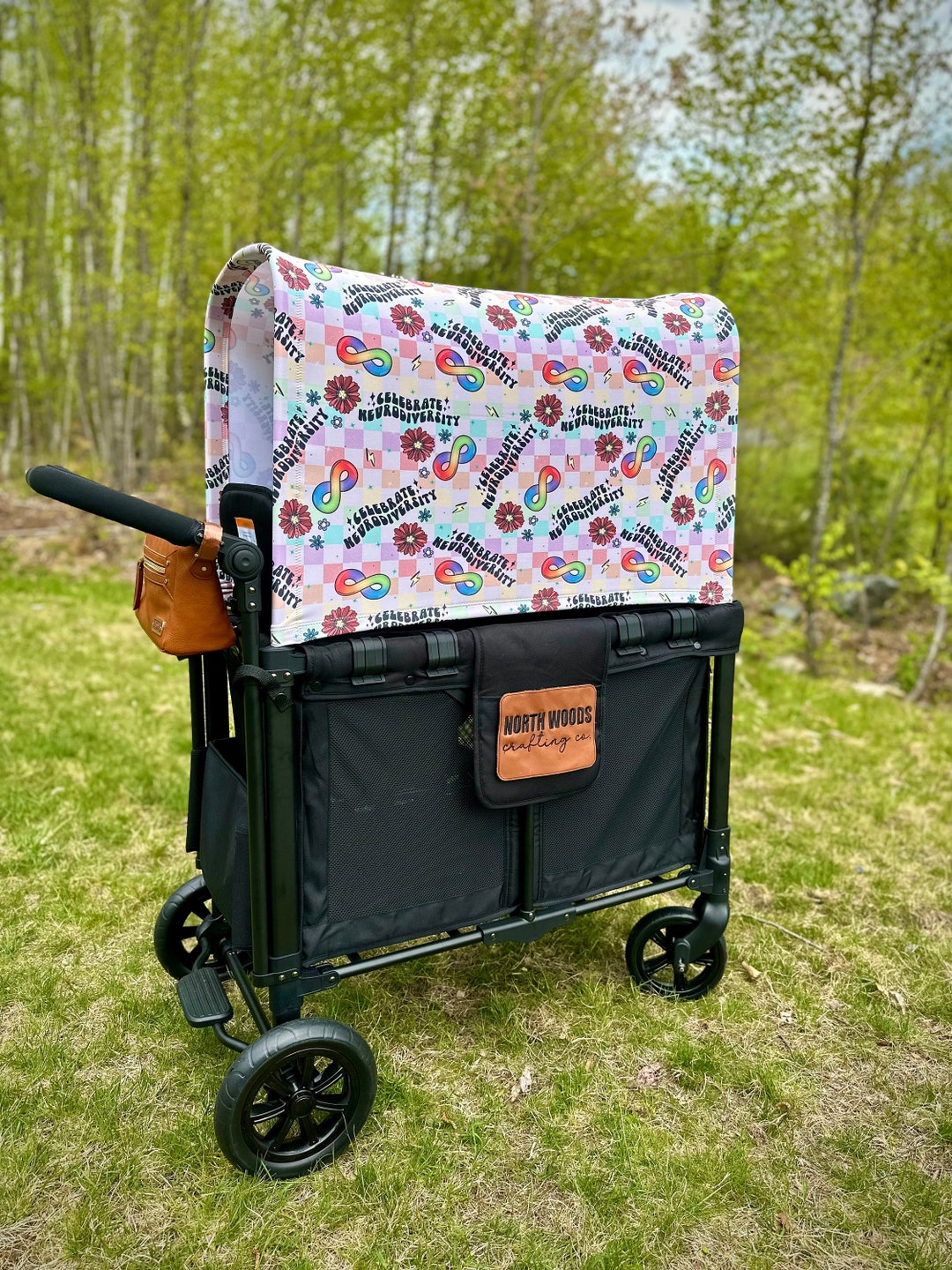 UPF50+ Autism Awareness Made-to-order Full Canopy - Wonderfold, Rainbow ...