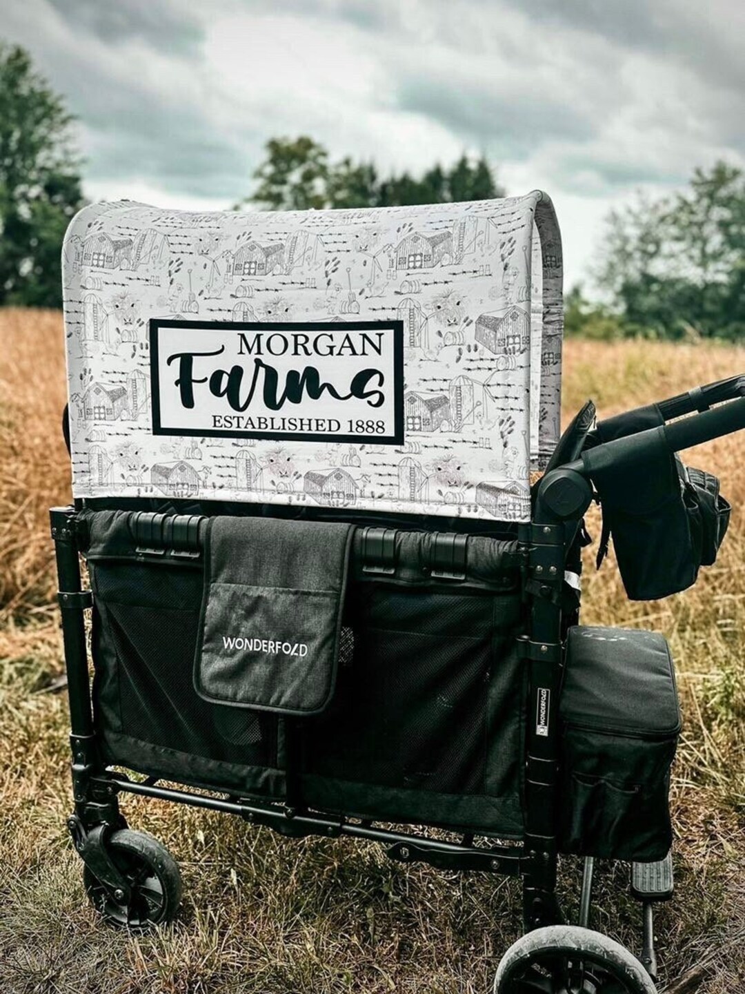 UPF50+ Custom Logo on Full Canopy - Wonderfold, Rainbow Baby, Joymor ...