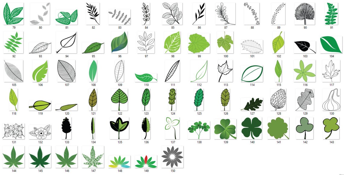 Leaves Svg Bundle Leaf Svg Tropical Leaves Svg Monstera | Etsy