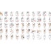 American Sign Language Asl Complete Alphabet and Numbers PNG SVG DXF ...
