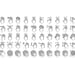 American Sign Language Asl Complete Alphabet and Numbers PNG SVG DXF ...