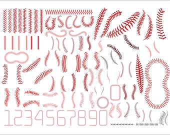 Softball Thread Svg - Etsy