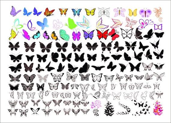 Butterfly Svg Bundlebutterfly Clipartbutterfly Svg Cut Files - Etsy