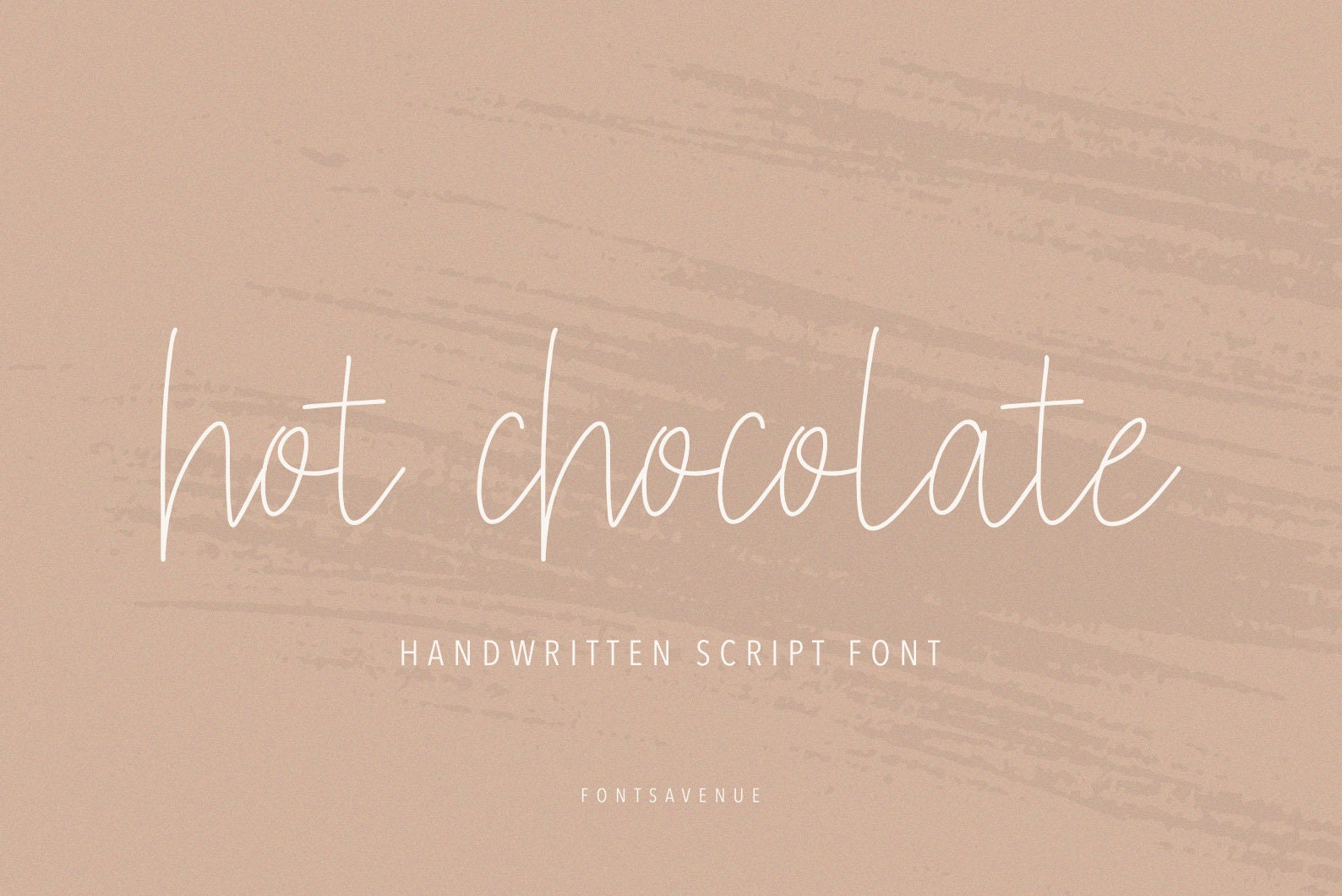 Hot Chocolate Font Handwritten Script Font Modern Clean Calligraphy ...