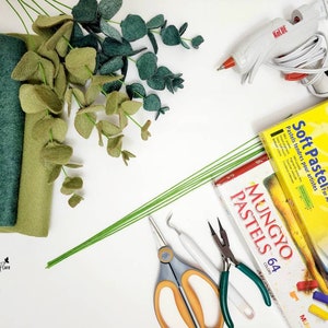 Felt Eucalyptus Tutorial. Digital Pattern for Download and Step by Step ...