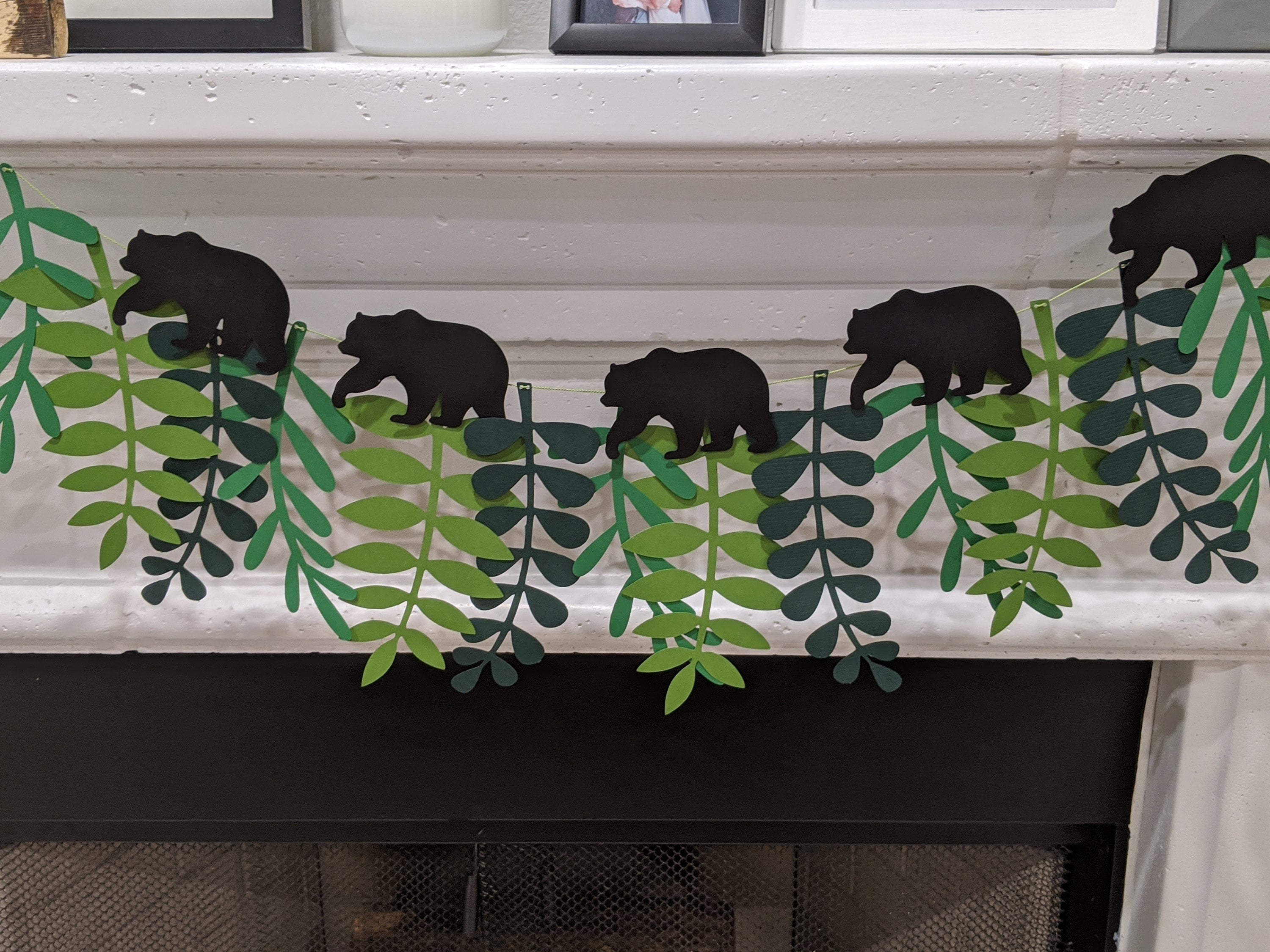 Black Bear Banner - SVG Digital File - Png - Little Bear Party Decor ...