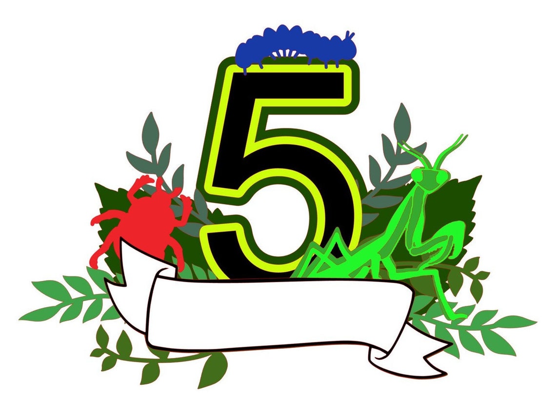 Bug Cake Topper - SVG - Digital File - Birthday Décor - Bug Themed ...