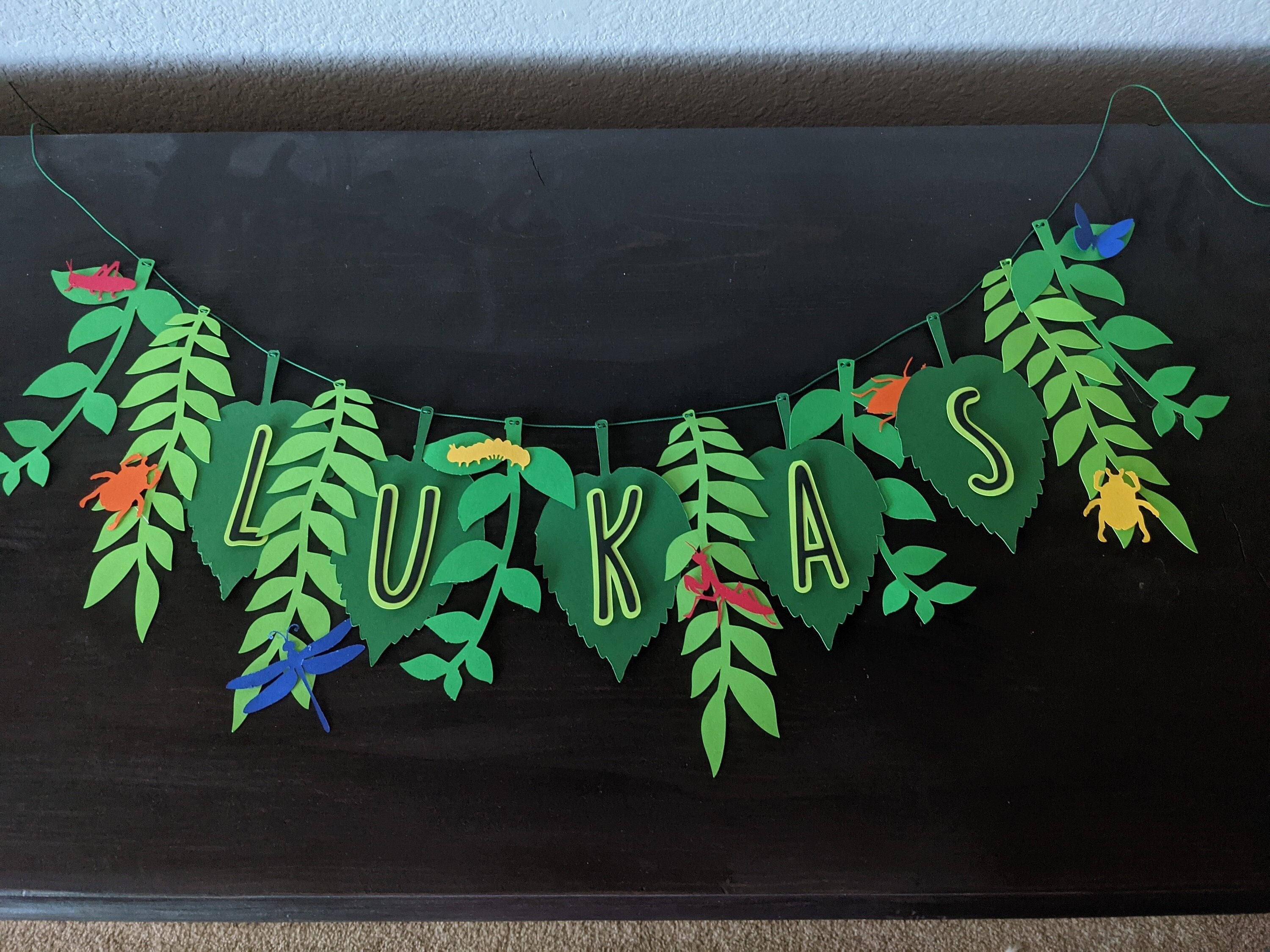 Mini Bug Banner - SVG Fie- Digital Download - Birthday Decor - Paper ...