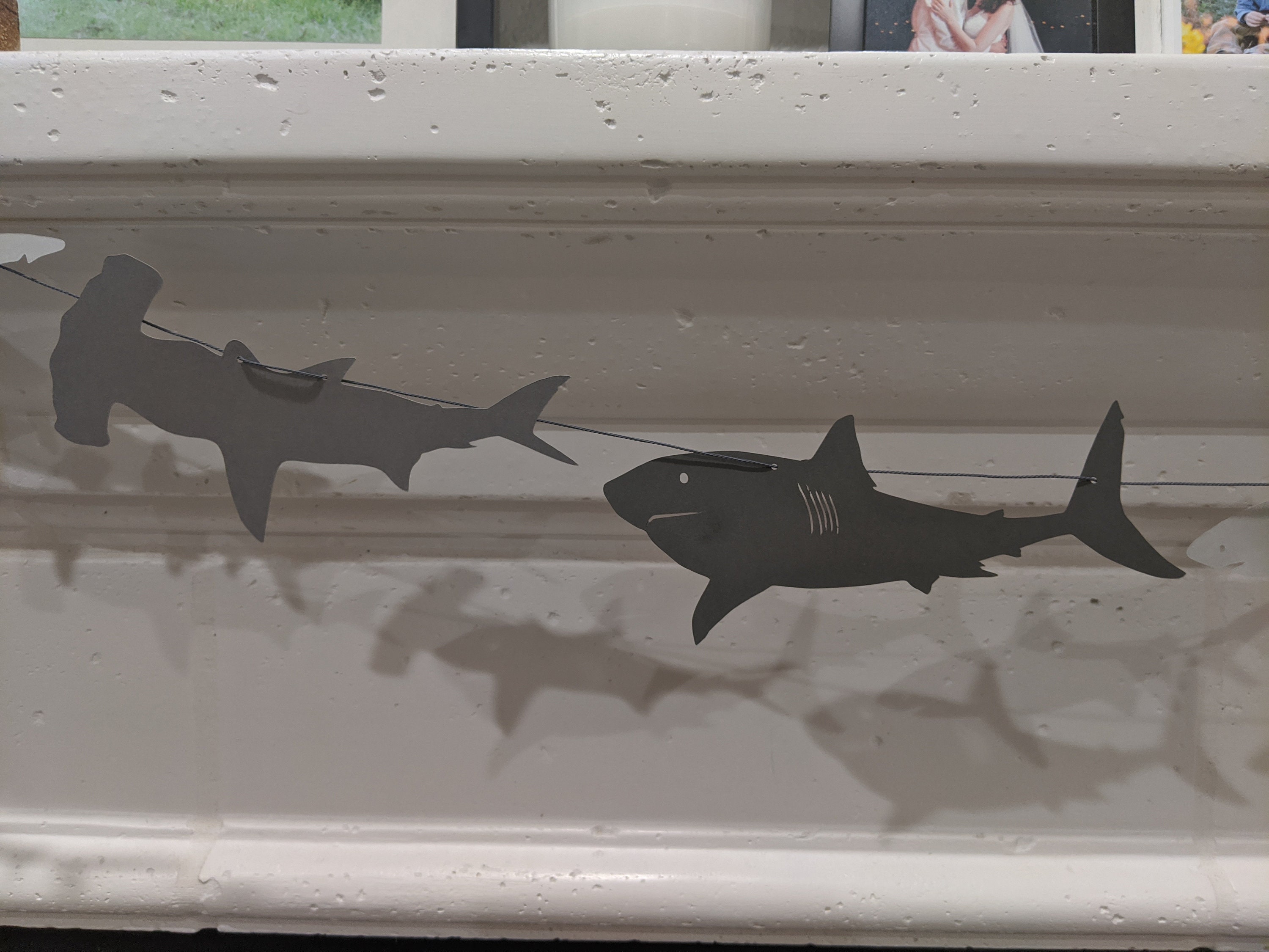 World of Sharks Banner - SVG - Digital File - Birthday Décor - Shark ...