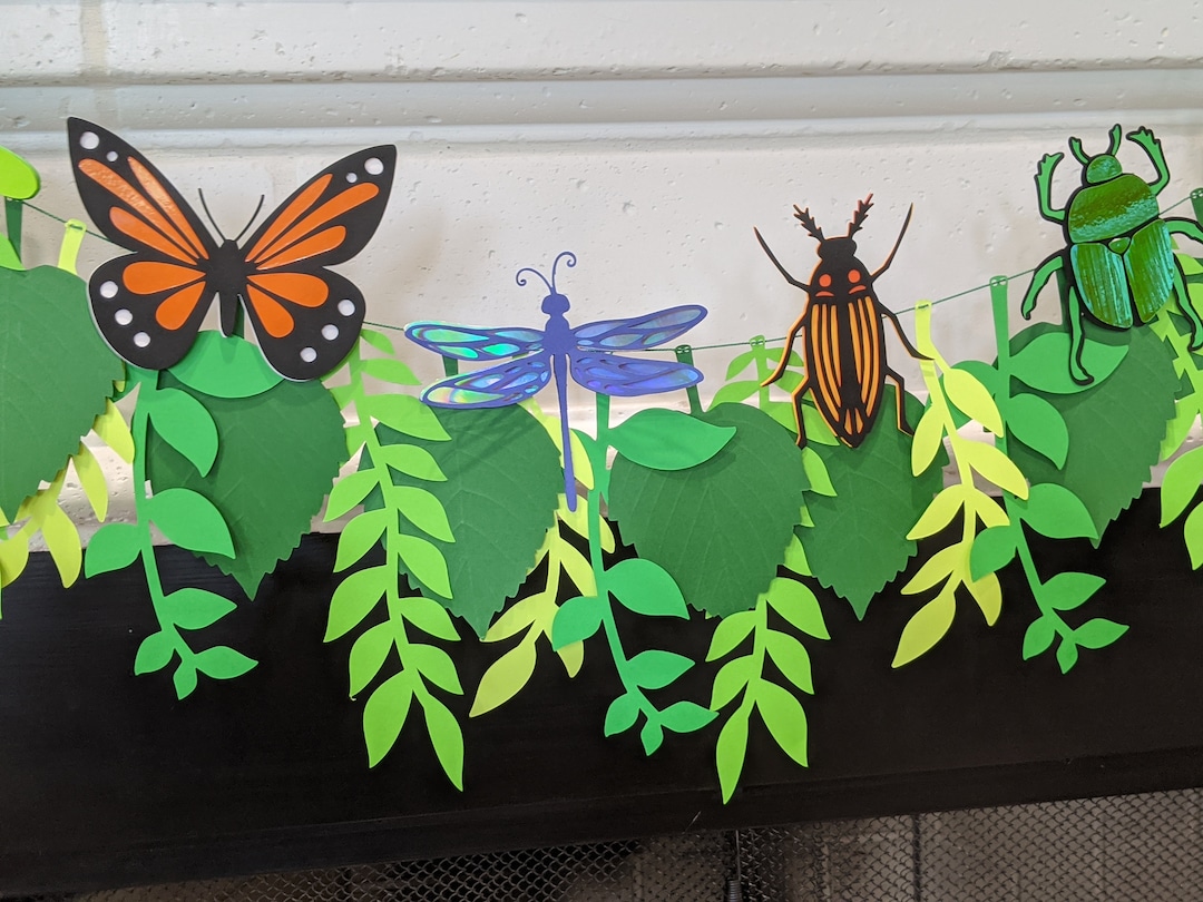 Happy Birthday Bug Banner - SVG Digital File - Png - Insect Party Decor ...