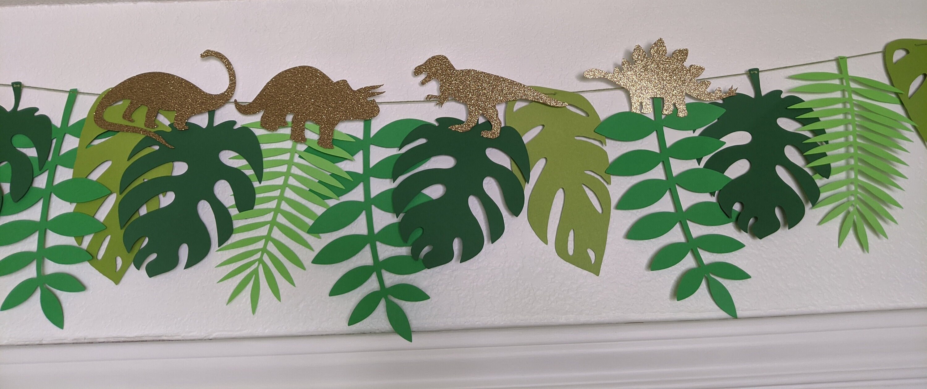 Dinosaur Jurassic Banner - SVG Digital File - Png - Dino Party Decor - Etsy