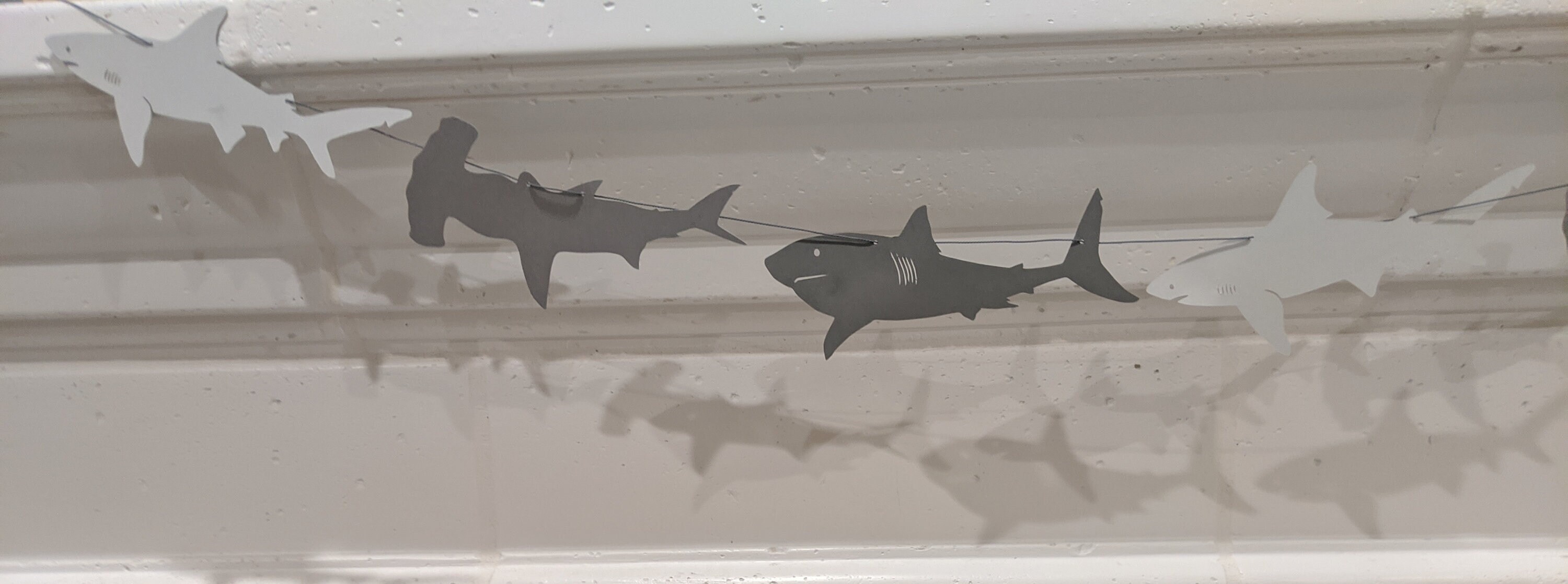 World of Sharks Banner - SVG - Digital File - Birthday Décor - Shark ...