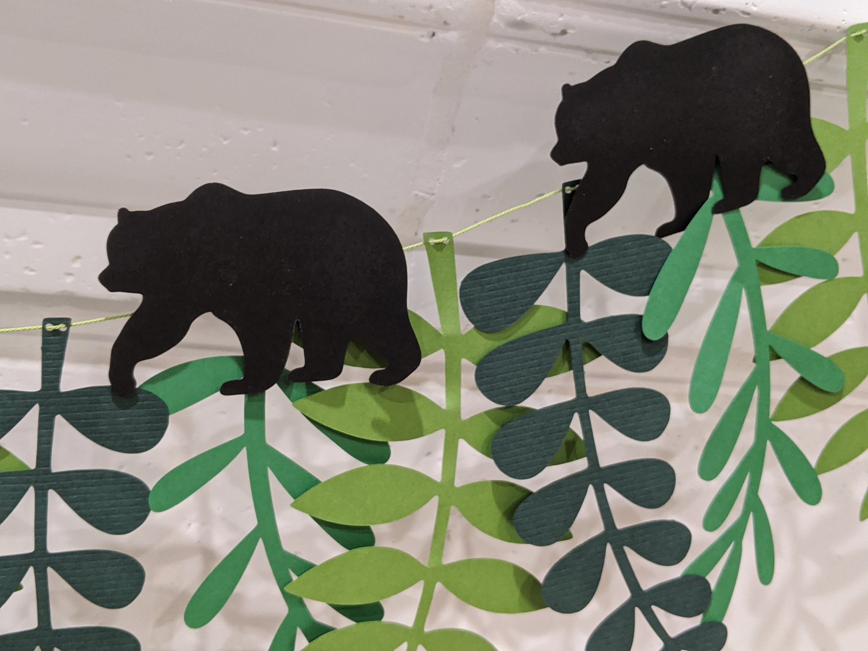 Black Bear Banner - SVG Digital File - Png - Little Bear Party Decor ...