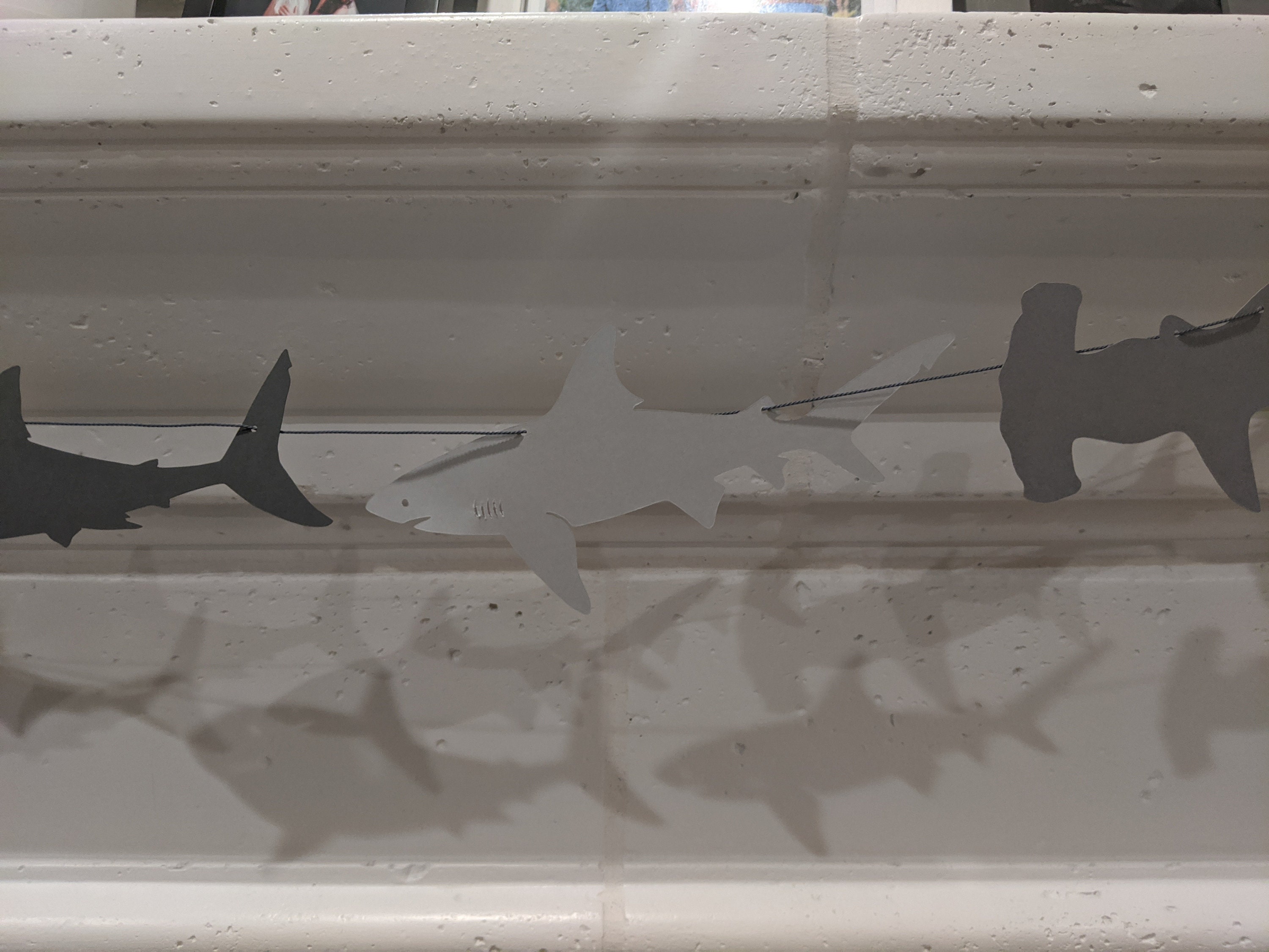 World of Sharks Banner - SVG - Digital File - Birthday Décor - Shark ...