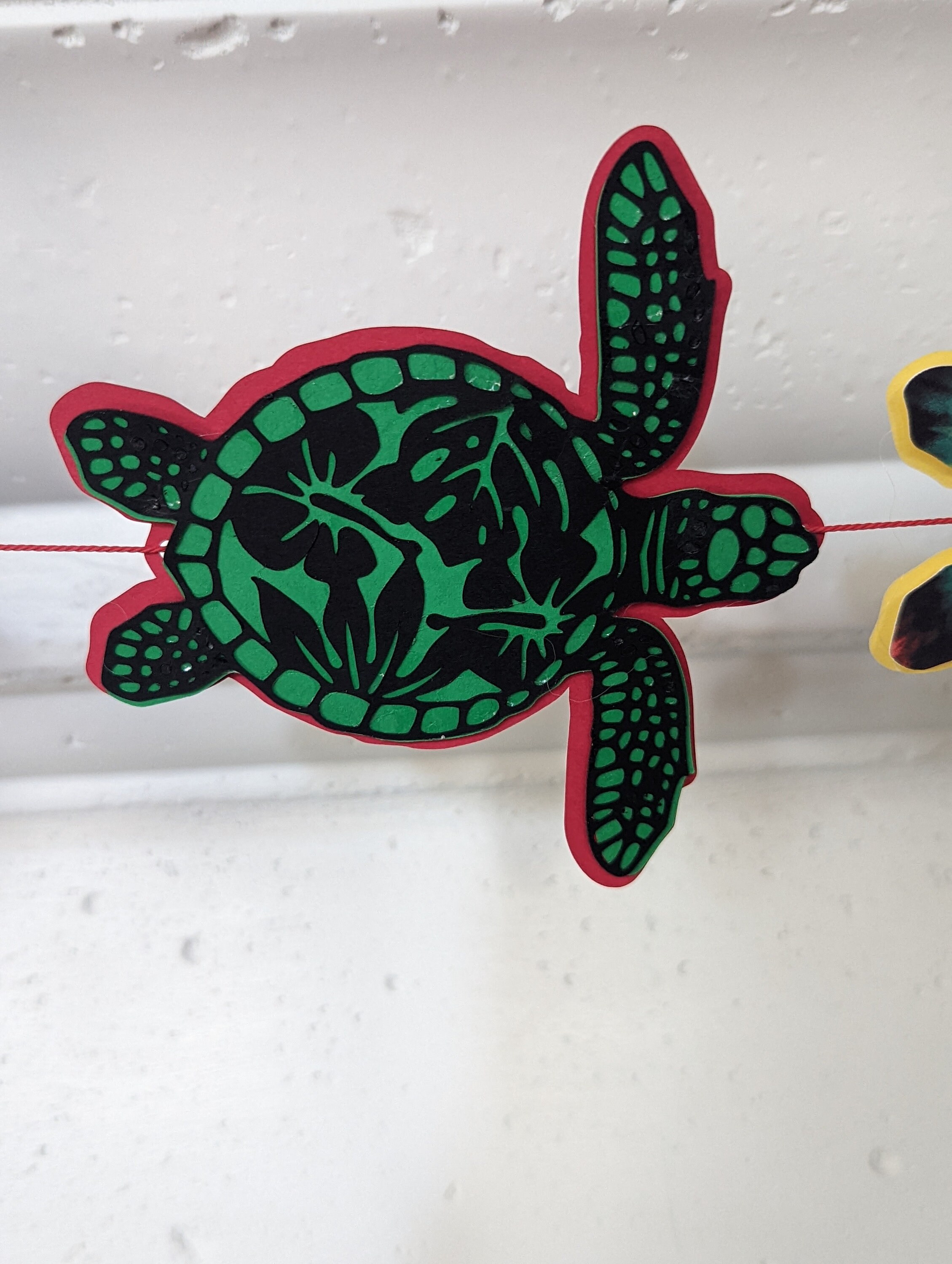 Tropical Turtle Banner - SVG - Birthday Banner - Digital File - Rasta ...