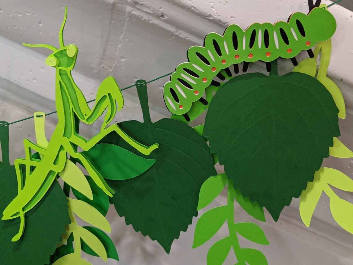 Happy Birthday Bug Banner - SVG Digital File - Png - Insect Party Decor - Etsy