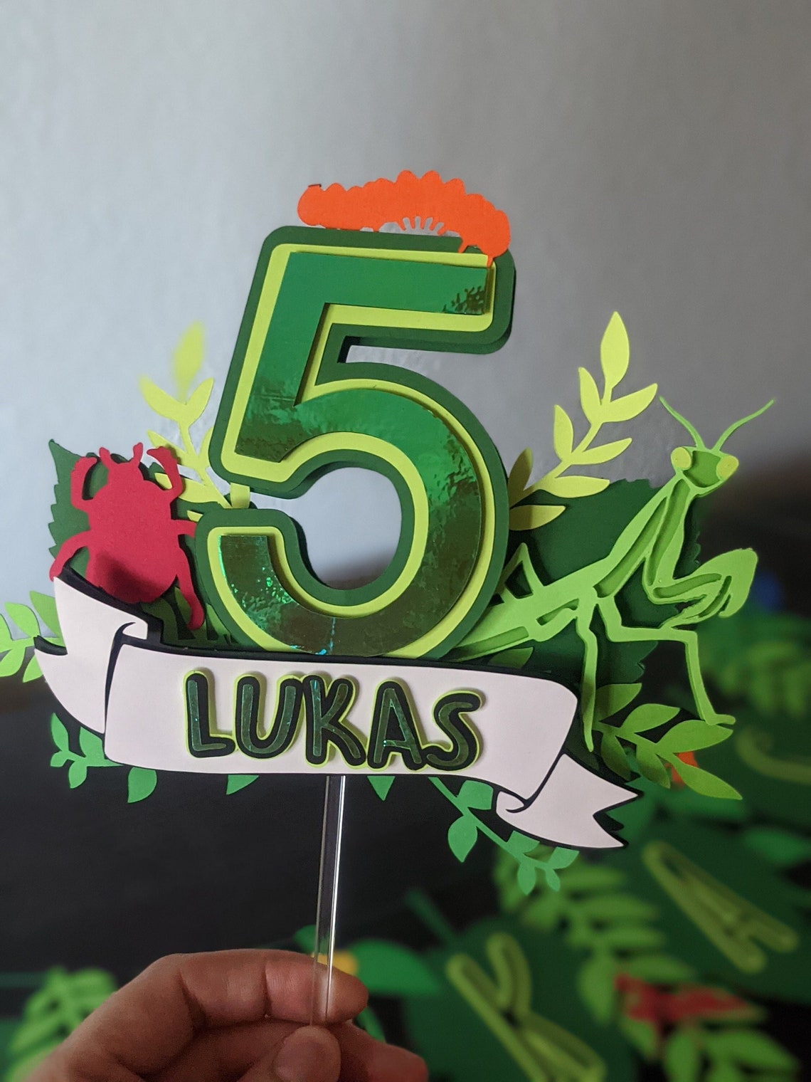 Bug Cake Topper - SVG - Digital File - Birthday Décor - Bug Themed ...