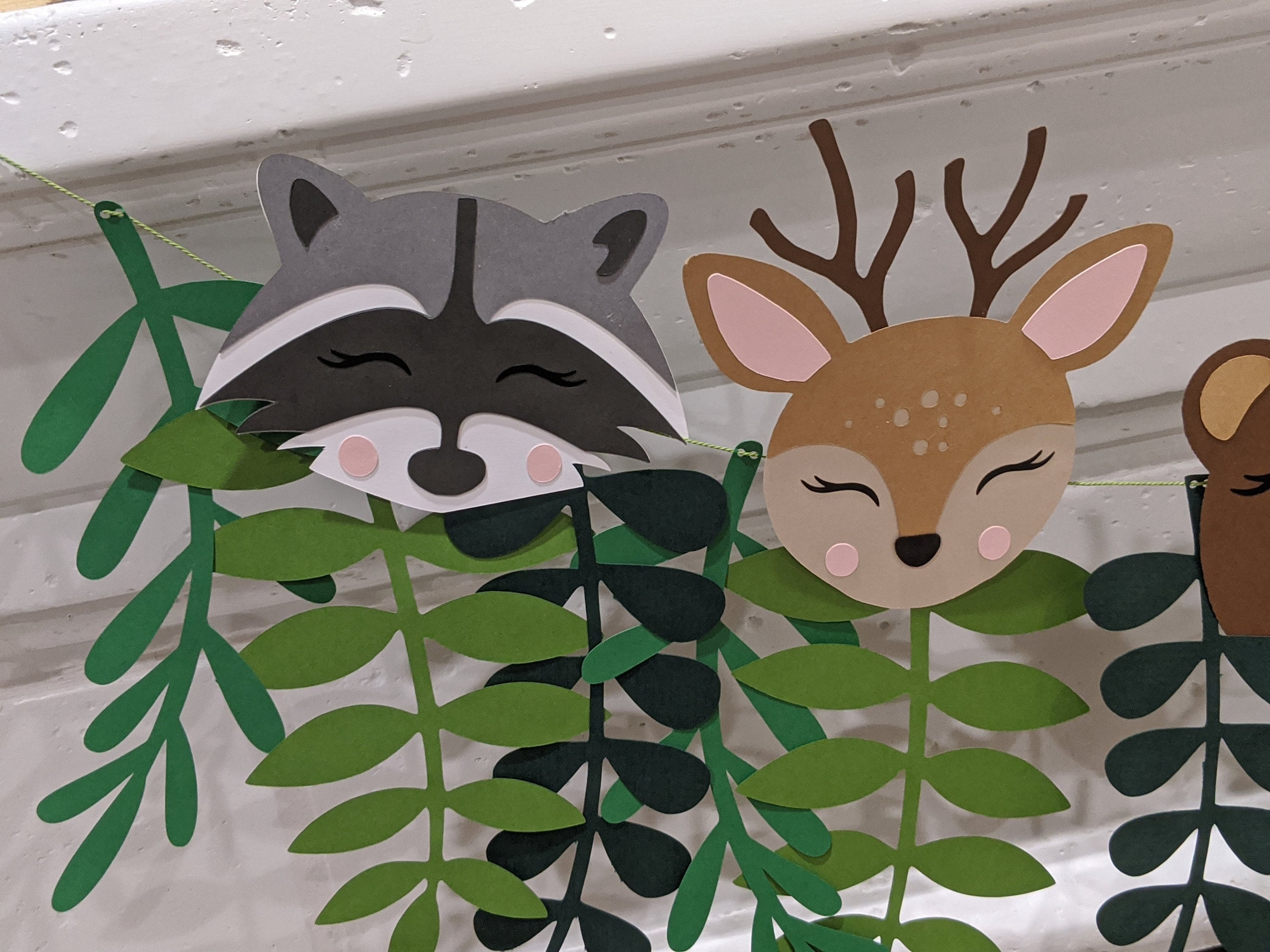 Woodland Creature Banner - SVG Digital File - PNG - Woodland Animals ...