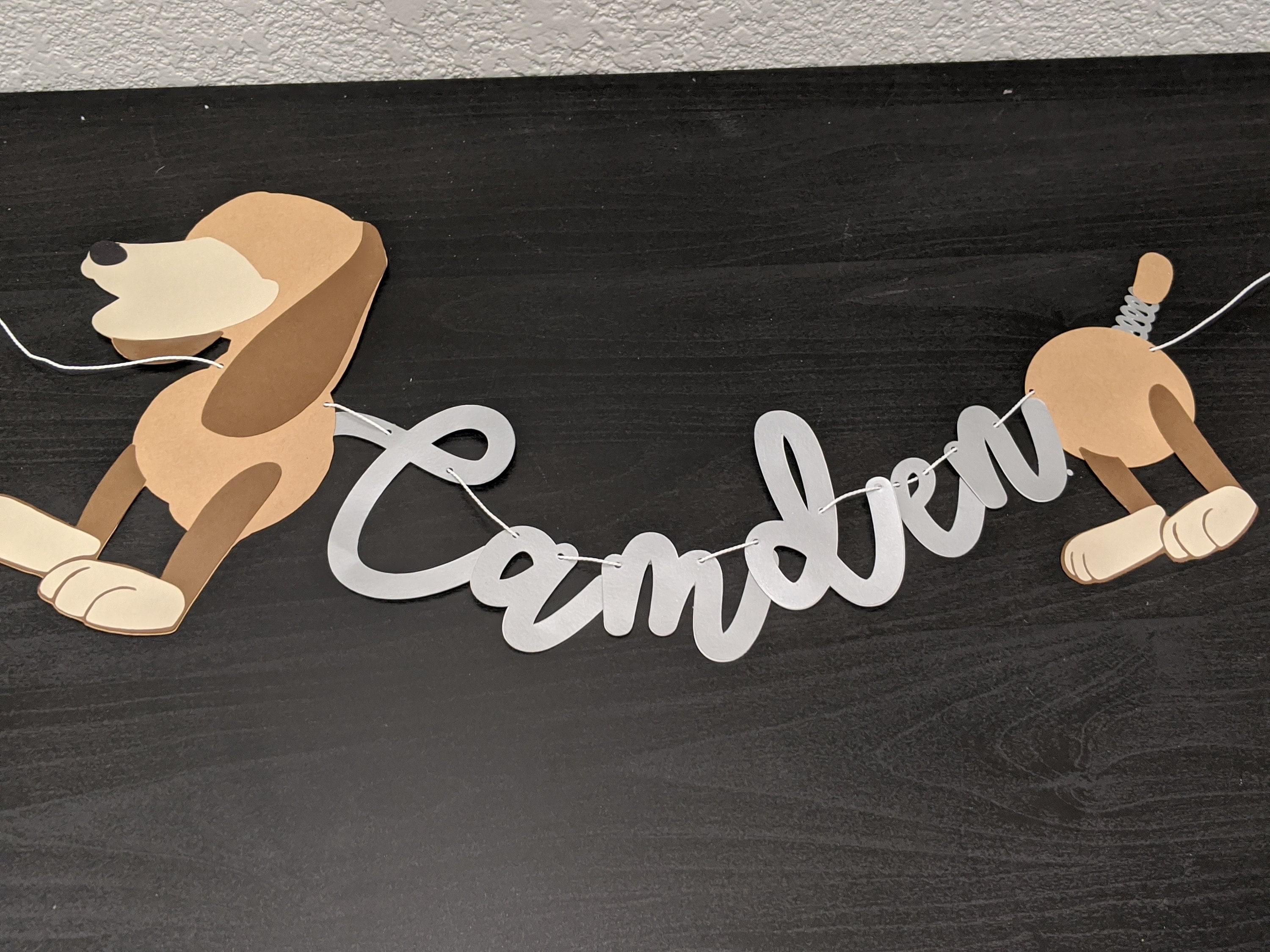 Slinky Dog "happy Birthday" Banner - SVG - Digital File Birthday Décor ...