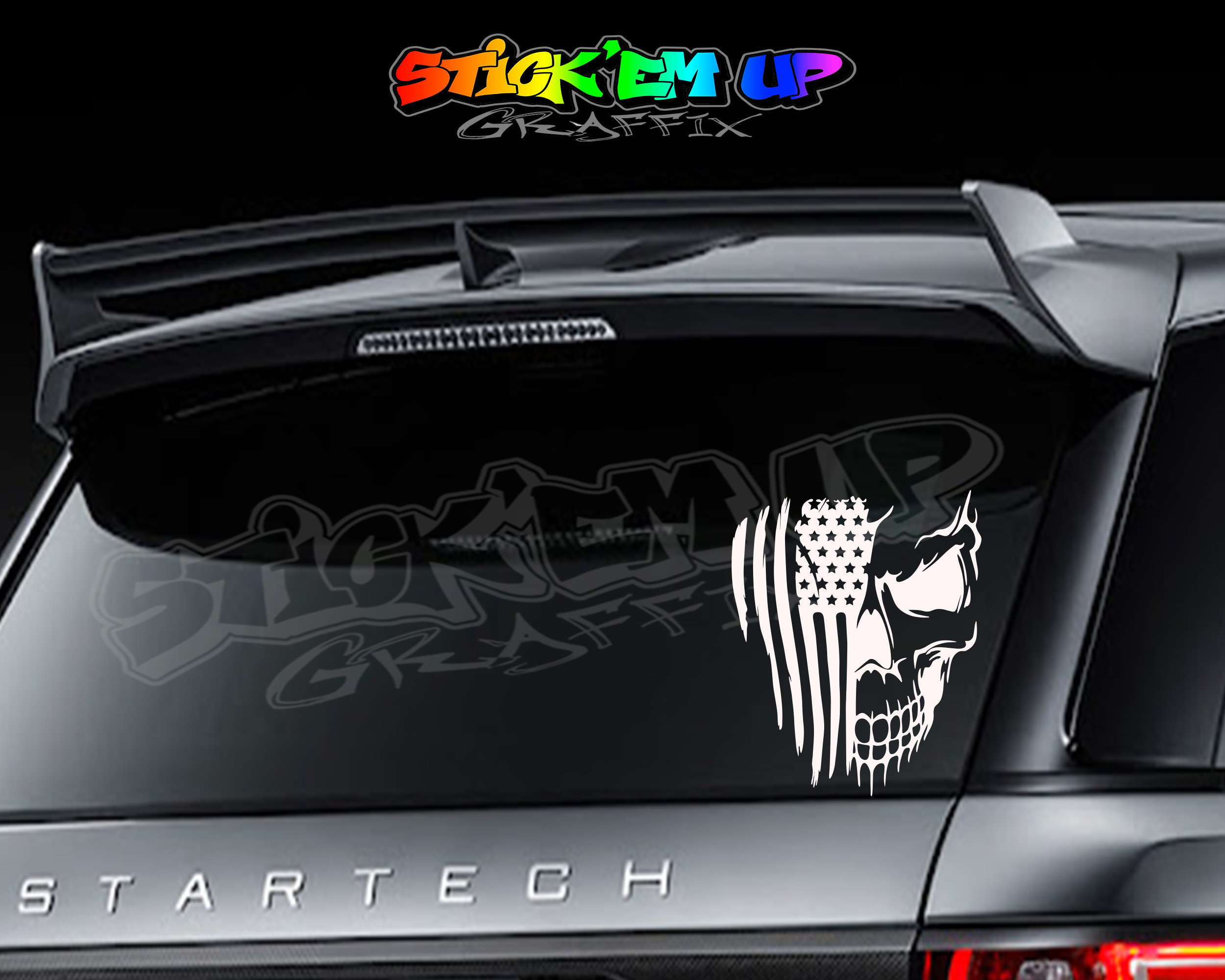 Skull Decal - Etsy