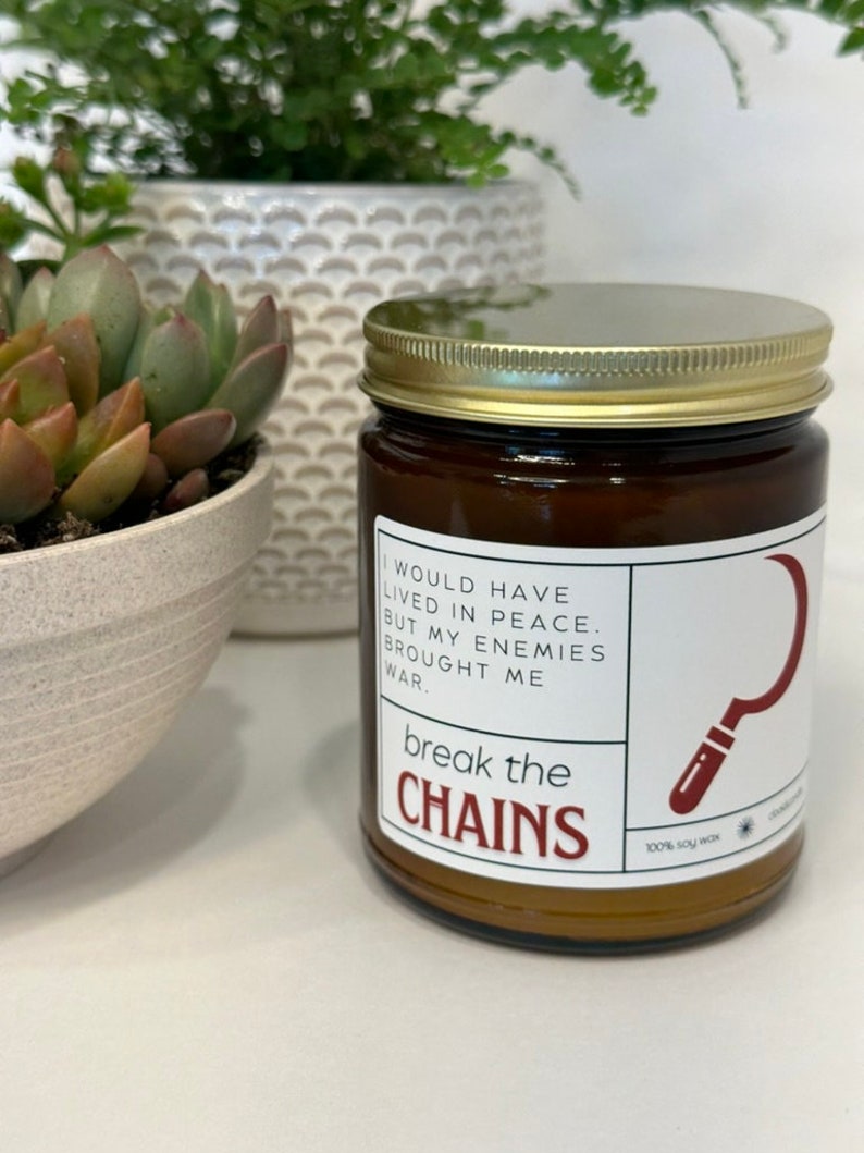 Red Rising Break the Chains Soy Wax Candle | Red Rising Saga | Howlers ...