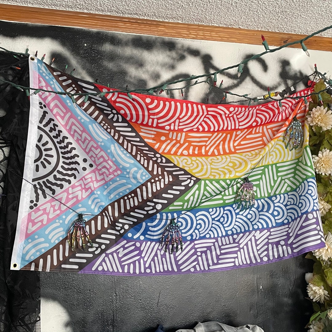 Progress Pride Flag - Etsy