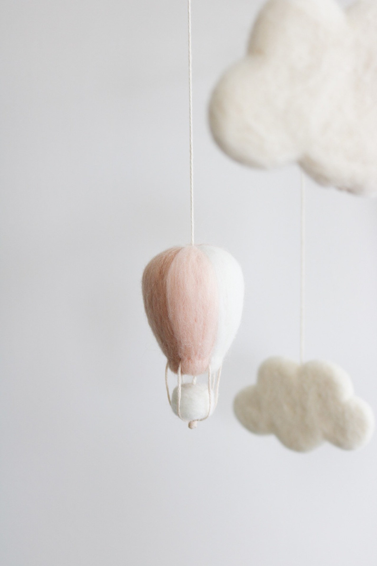 Up, up and Away, Hot Air Balloon Mobile, Neutral, Minimal, Soft ...