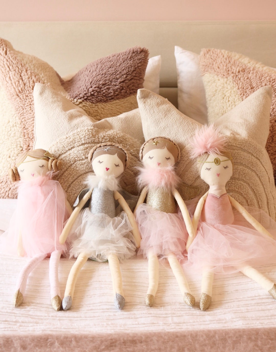 Fairy Ballerina Princess Rag Dolls - Nordic Plush Decorative Child Kids ...