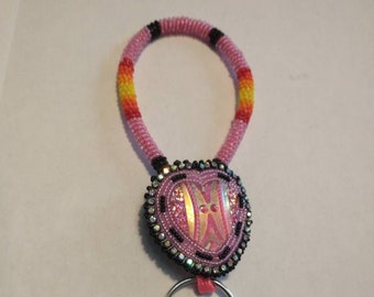Beaded Keychain Native - Etsy