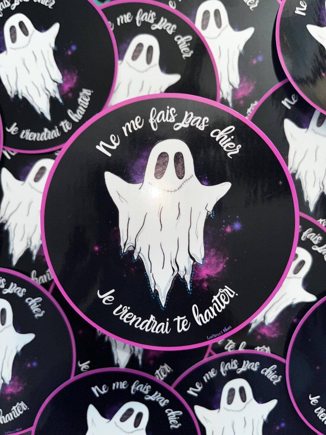 Ghost Don't Fuck Around - Giant Sticker - Etsy