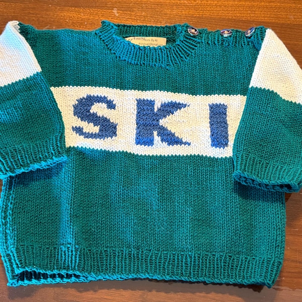 Hand Made Ski Sweater - Etsy