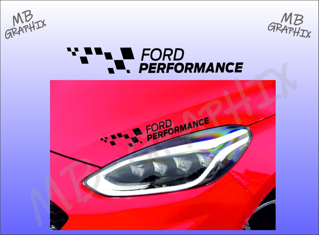 FORD Performance Flag Sticker X 1 St Rs Fiesta Focus C Max - Etsy